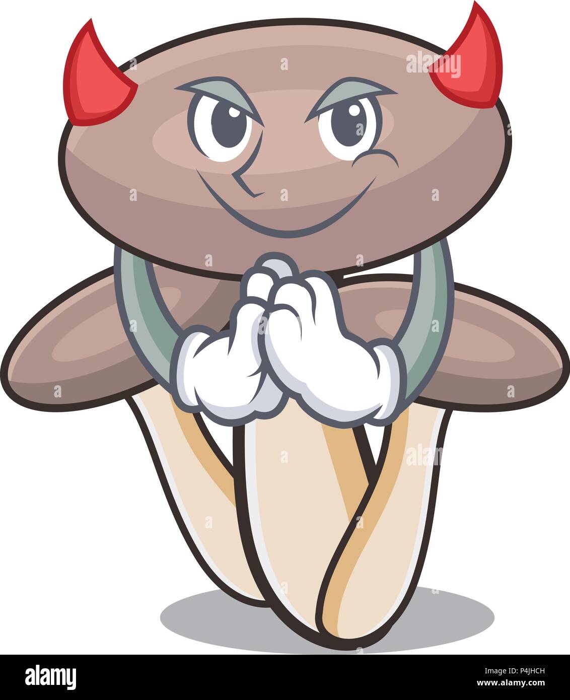 Devil mushroom Stock Vector Images - Alamy