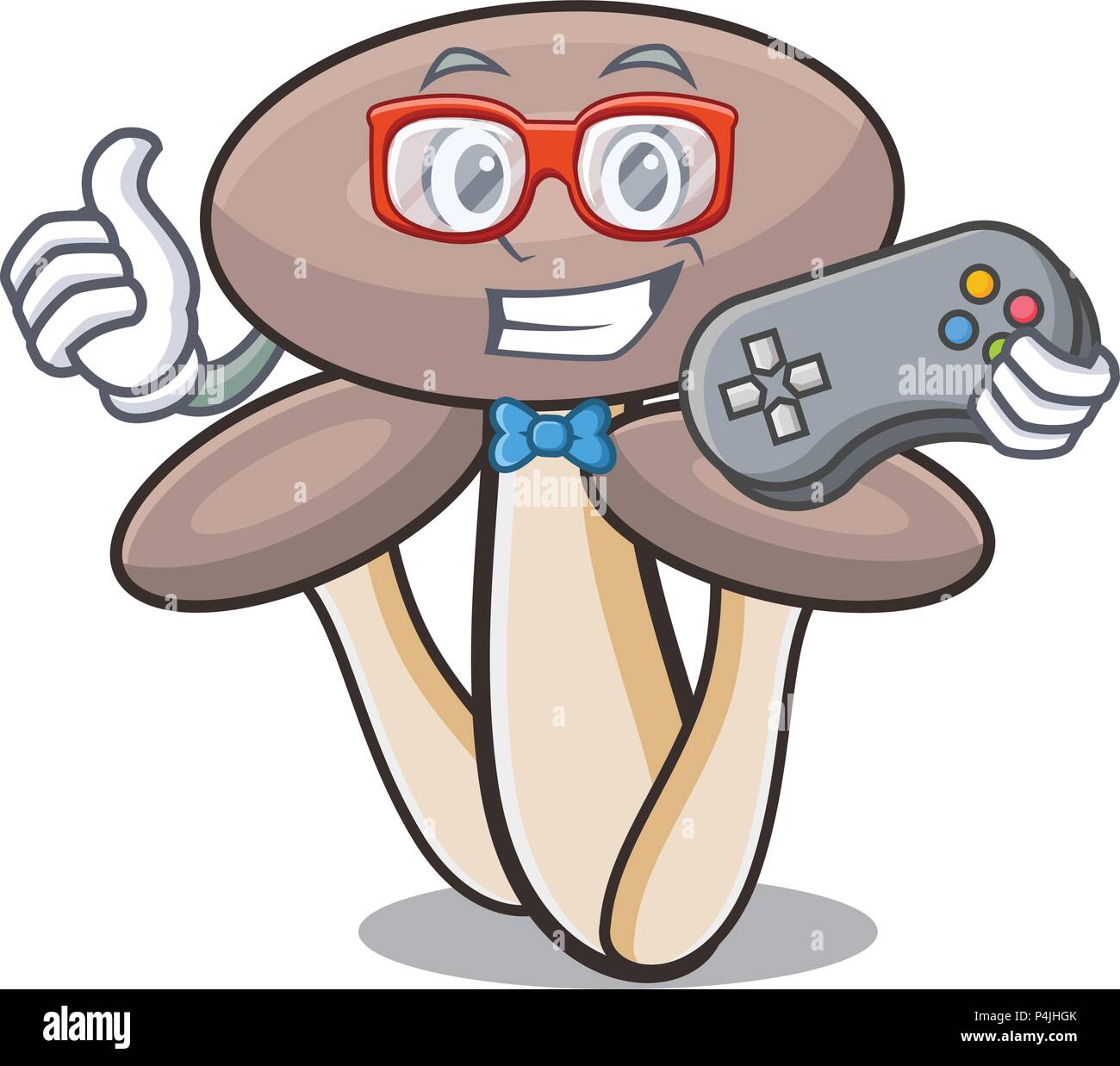 Gamer honey agaric mushroom mascot cartoon Stock Vector Image & Art - Alamy