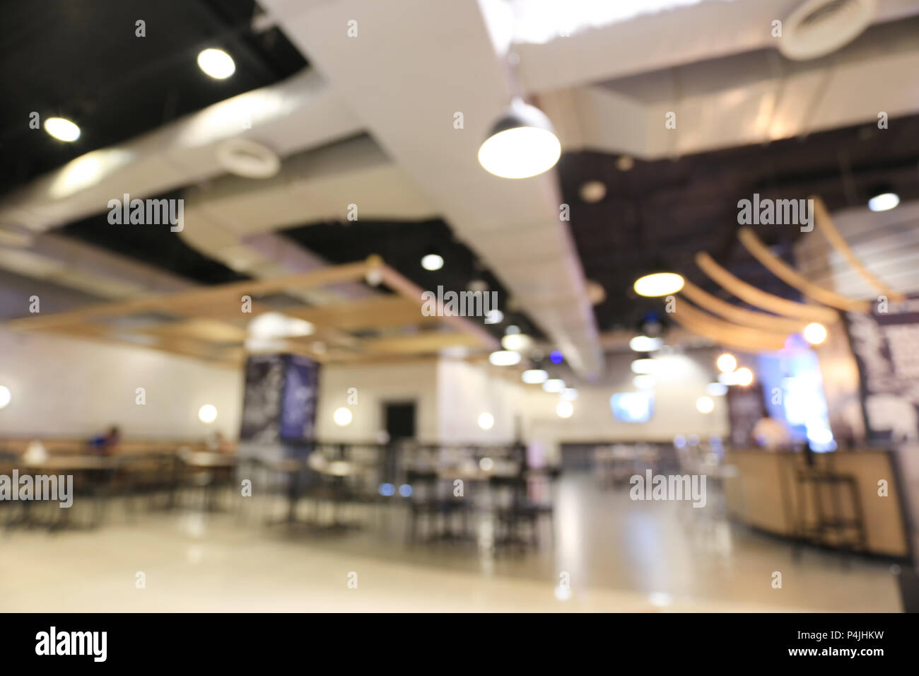 Abstract blur background of Restaurants cafe for design backdrop to ...
