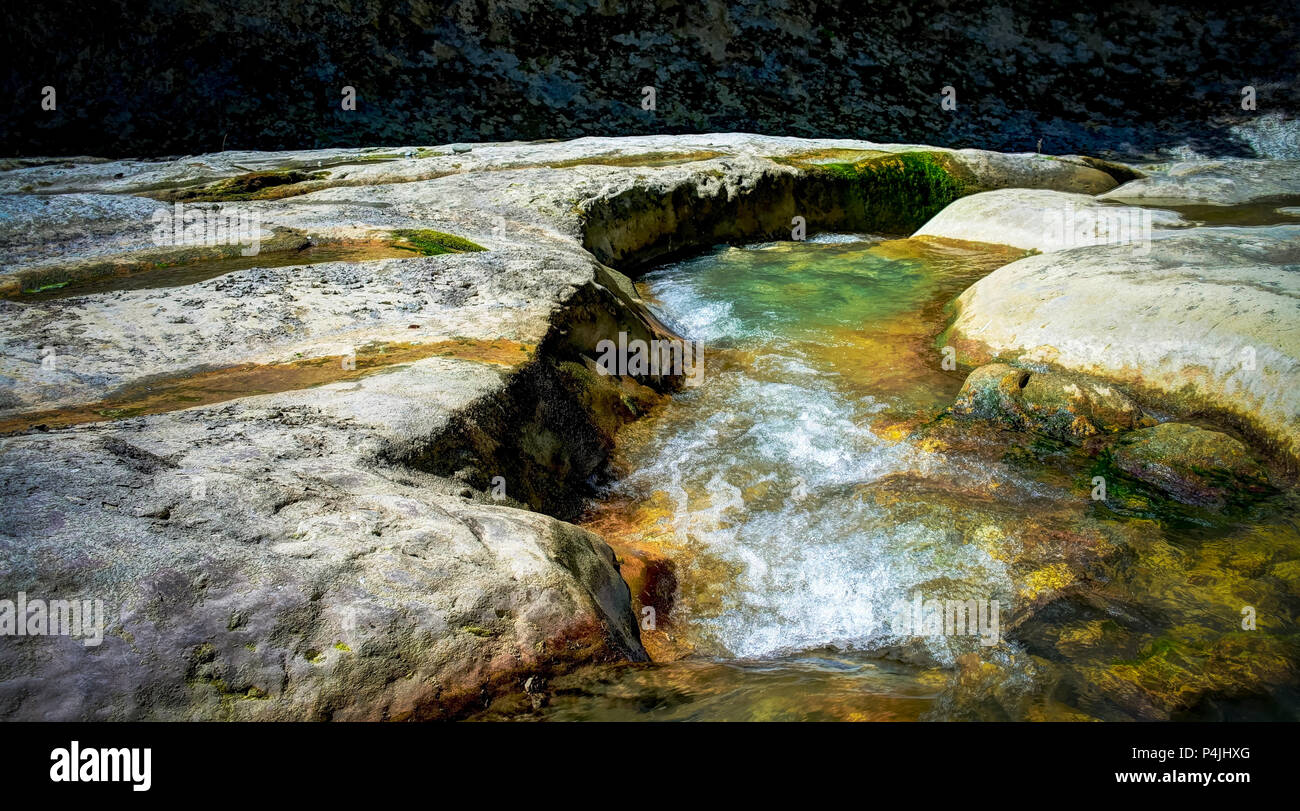 Panorama of Green canyon of Machara river in Abkhazia, Georgia Stock ...