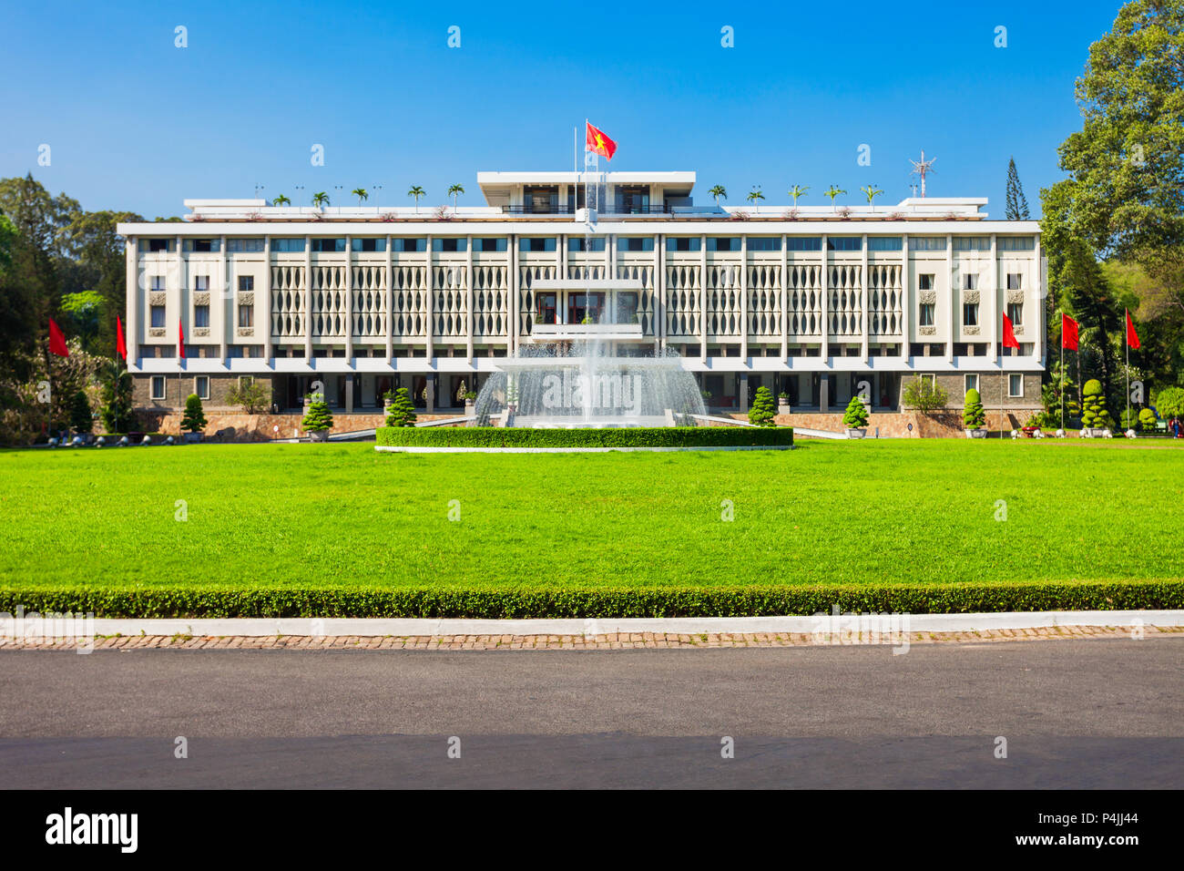 Independence Palace or Reunification Palace is a main public landmark in Ho Chi Minh City in ...
