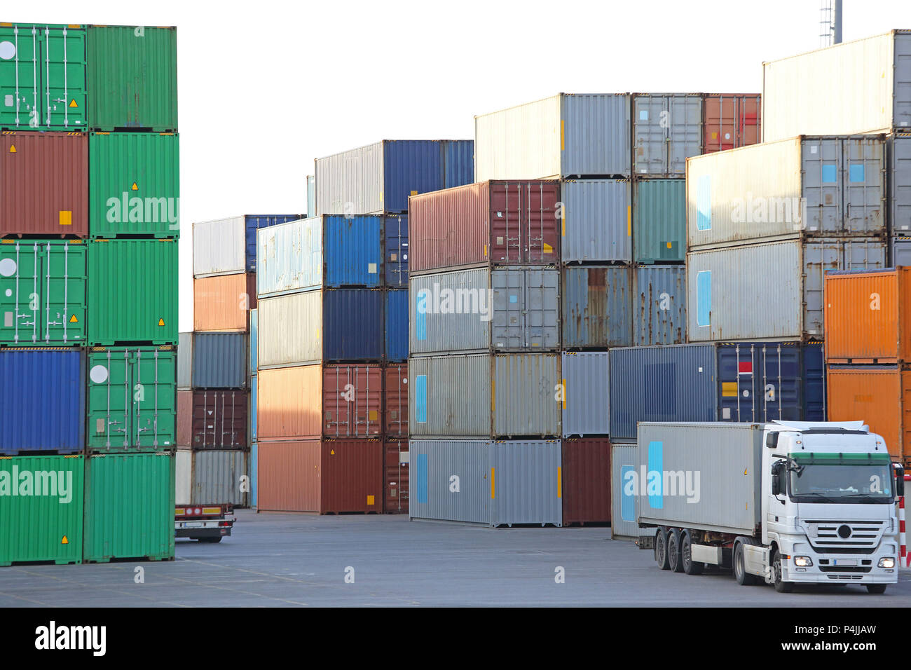 Intermodal containers hi-res stock photography and images - Alamy