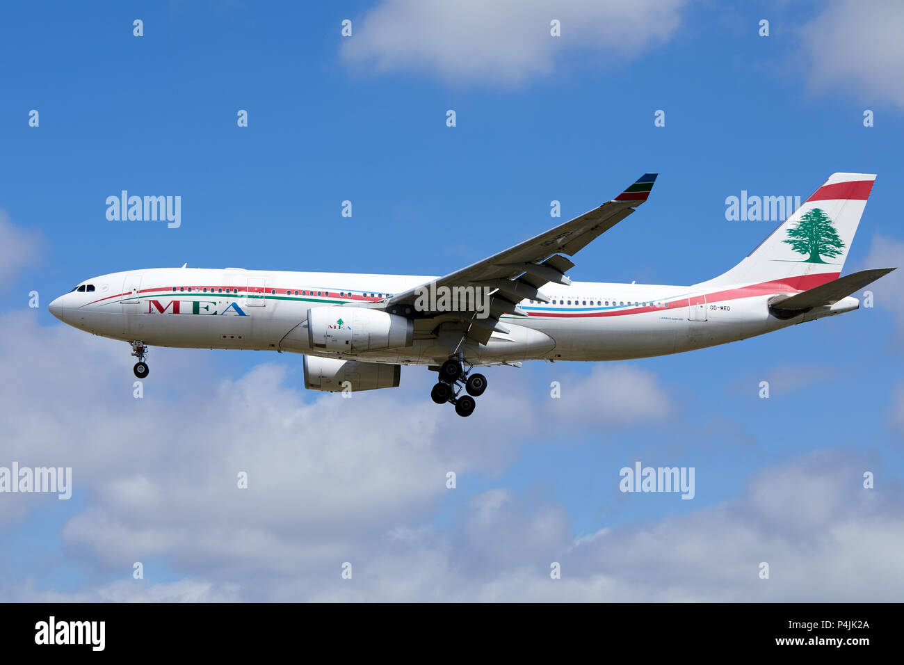 A MEA Middle East Airlines Airbus A330-243, registration number OD-MED ...