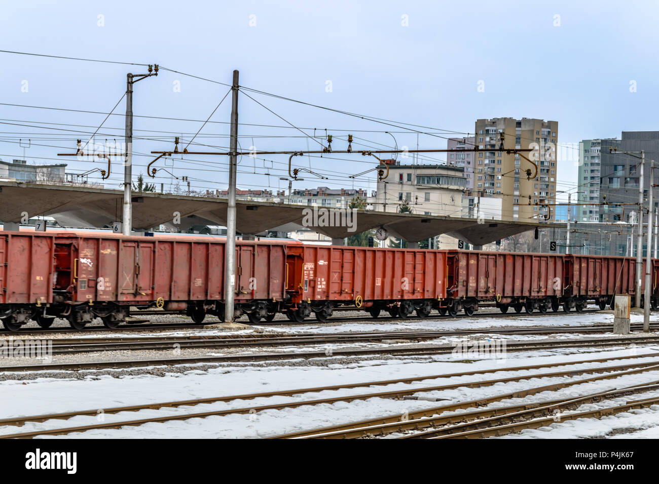 Ship train carriage railway hi-res stock photography and images - Alamy