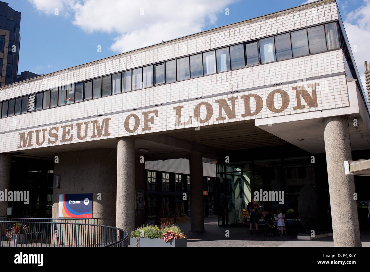 Museum of London entrance Stock Photo - Alamy