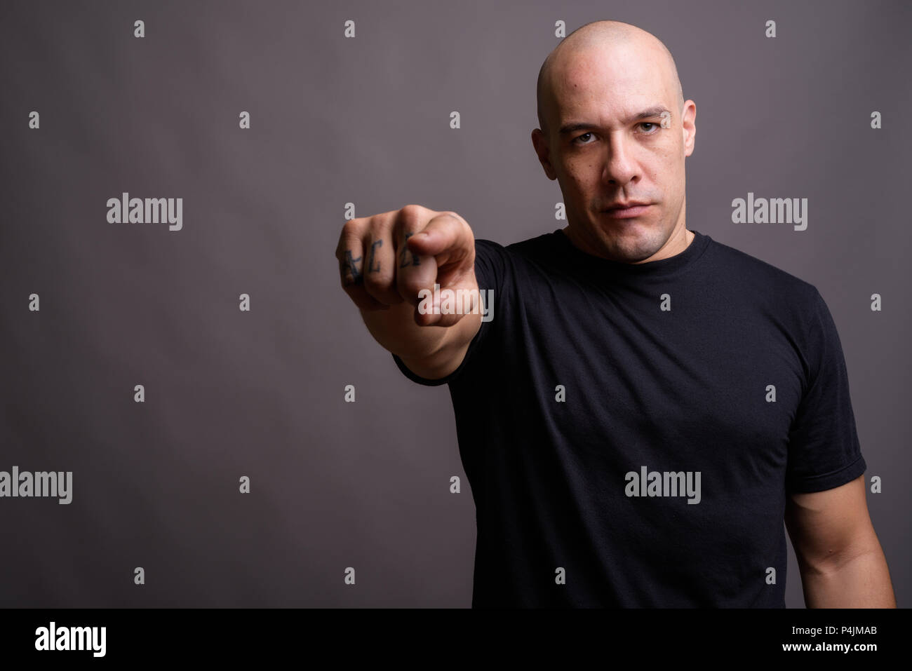 Angry Bald Man High Resolution Stock Photography and Images - Alamy