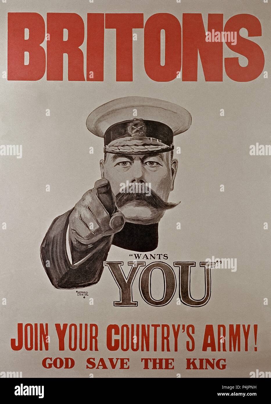 CARTEL - KITCHENER PIDIENDO VOLUNTARIOS. Location: MUSEO IMPERIAL ...
