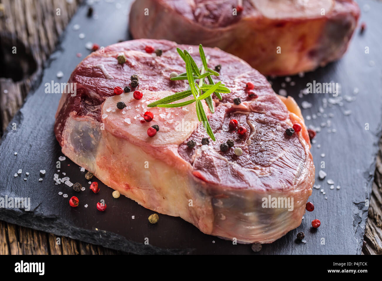 Beef hind leg meat hi-res stock photography and images - Alamy