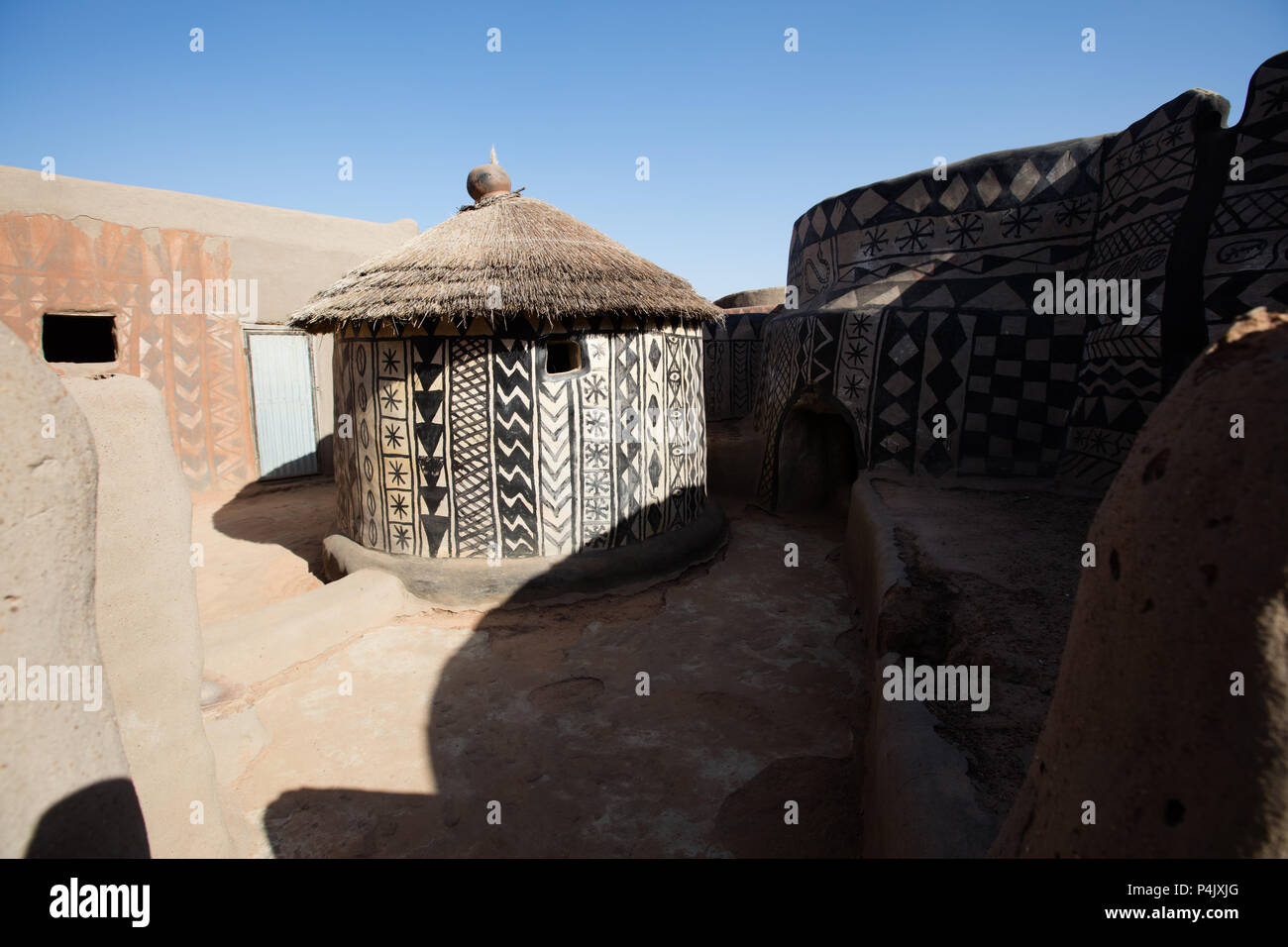 Tiebele, the royal court made by painted kassena houses, Burkina Faso ...
