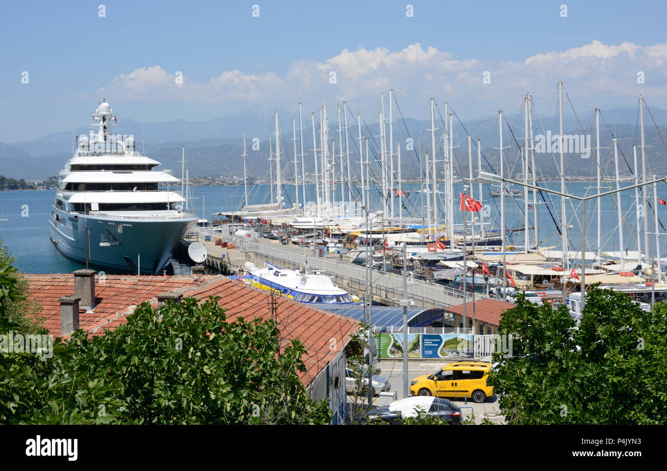 Aerial view of fethiye harbour hi-res stock photography and images - Alamy