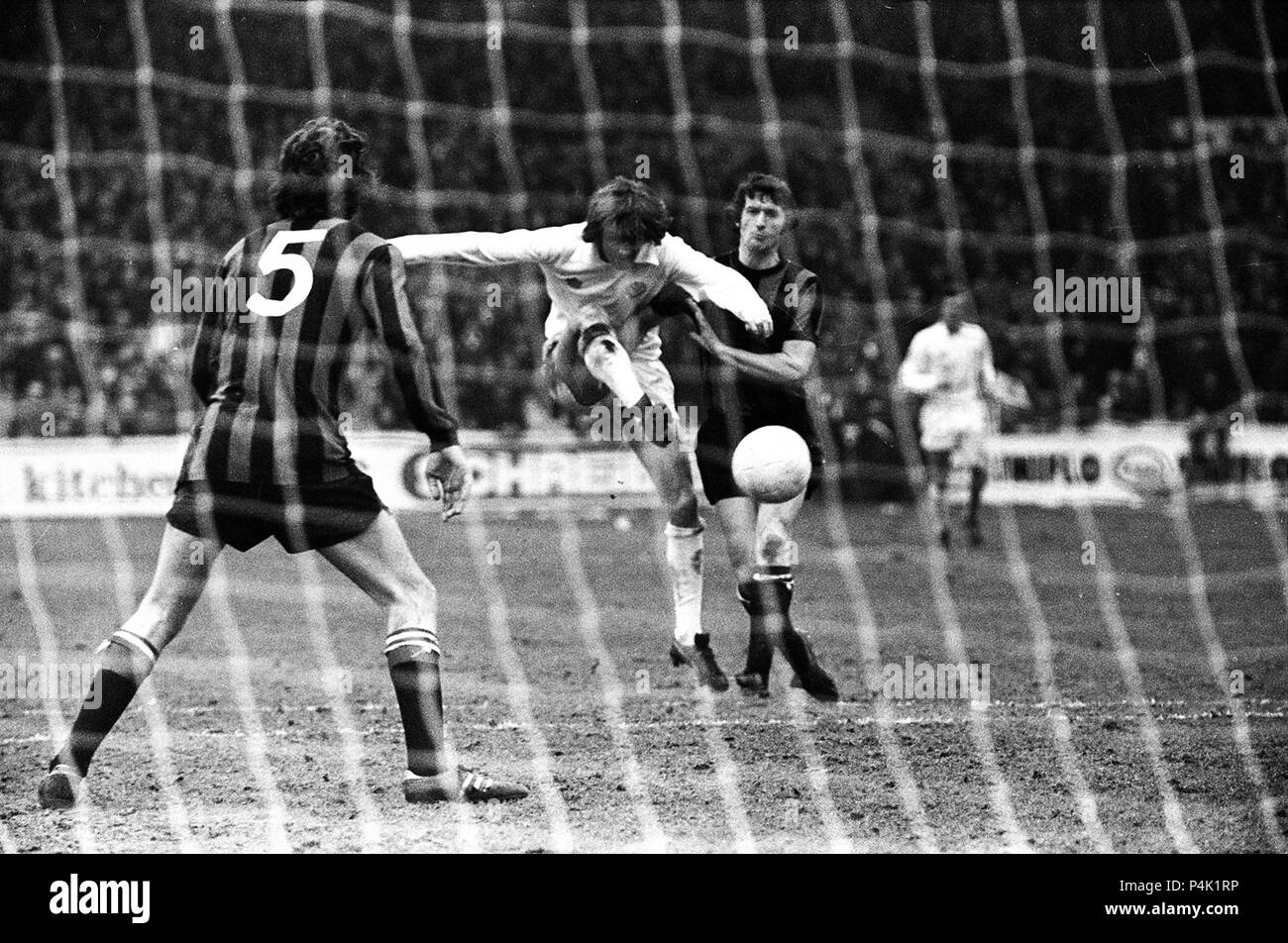 Leeds v Man City 1974 Stock Photo - Alamy