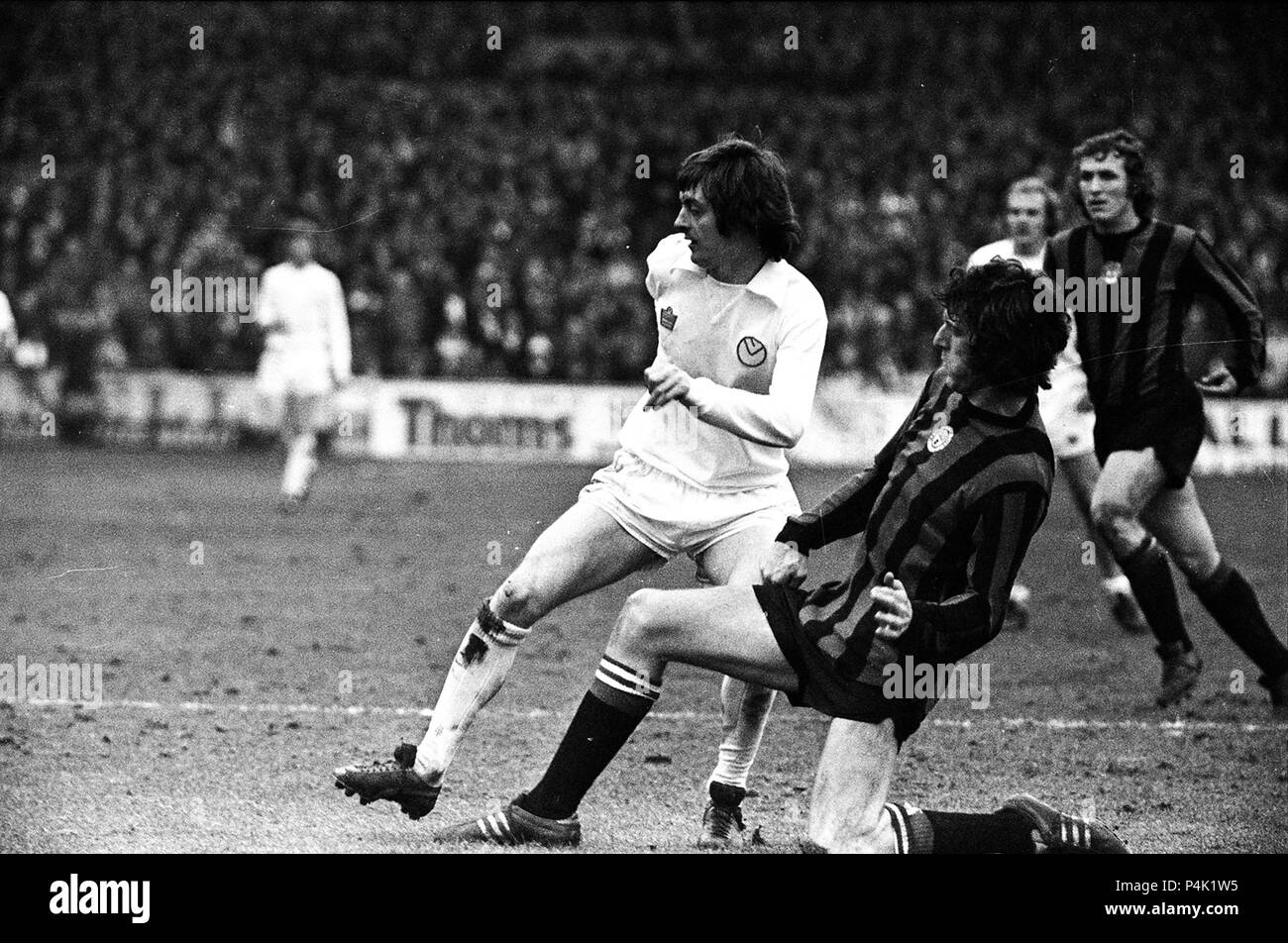 Leeds v Man City 1974 Stock Photo - Alamy