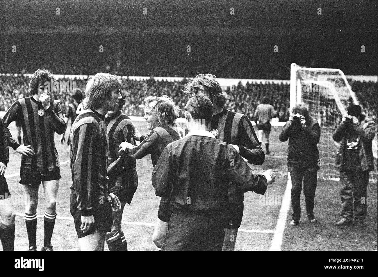 Leeds v Man City 1974 Stock Photo - Alamy