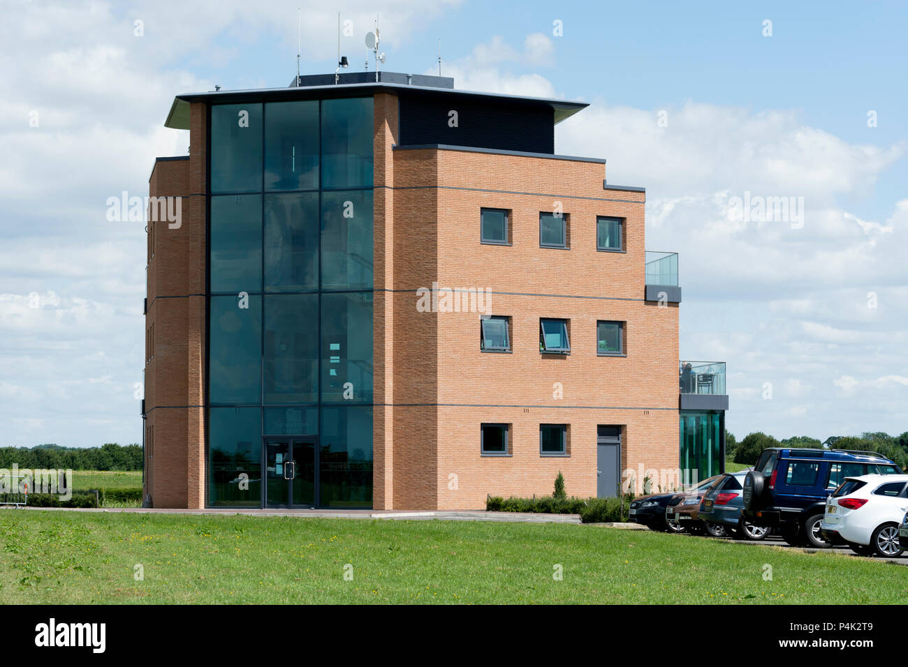 The new control tower building, Turweston Aerodrome, Buckinghamshire ...