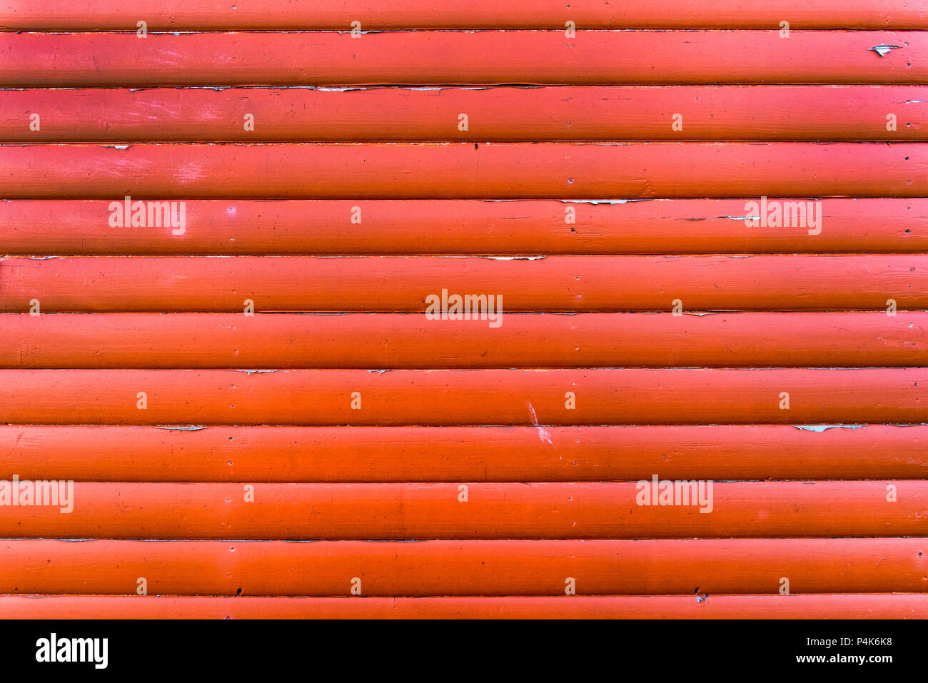 Section of red wood panelling from a seaside beach hut. Perfect as a ...