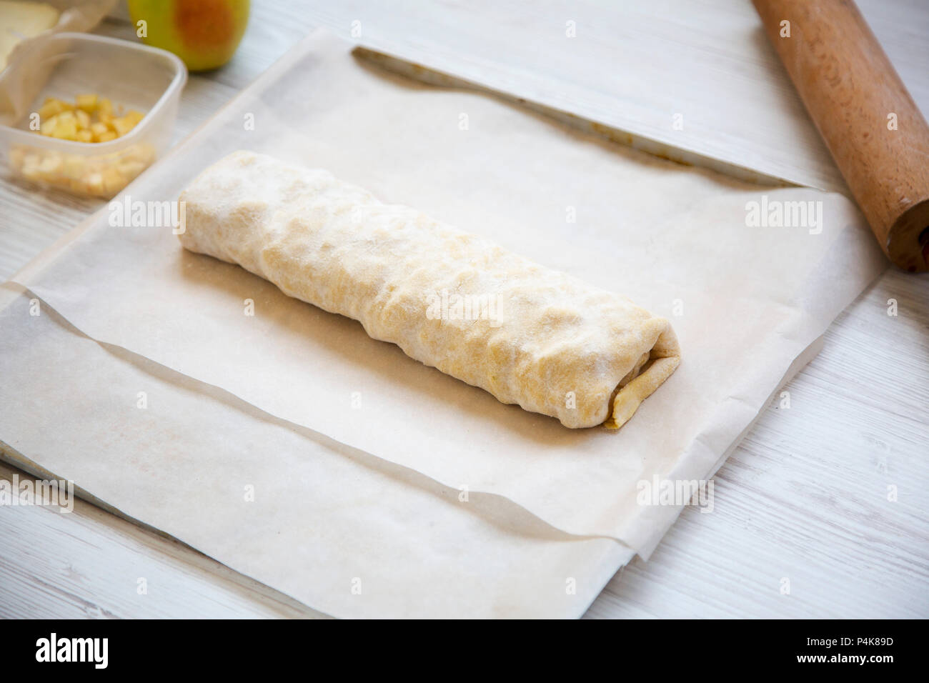 Rolling apple strudel hi-res stock photography and images - Alamy