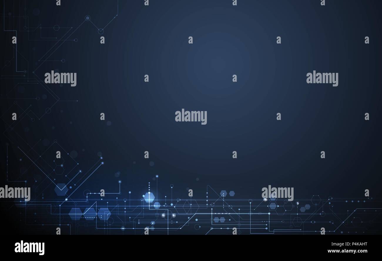 Illustration abstract background, circuit board or motherboard. Vector ...