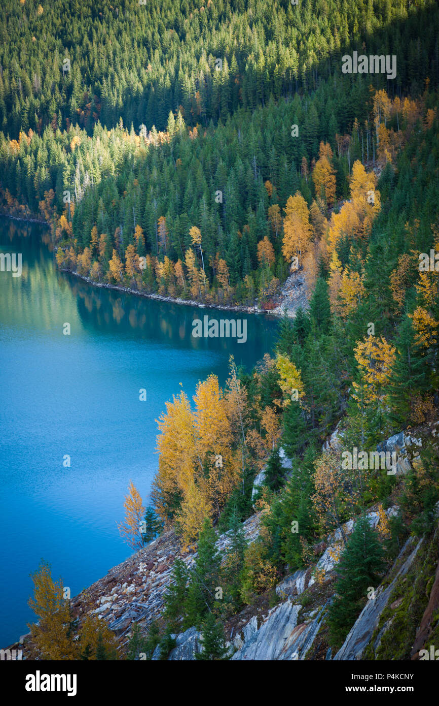 Autumn at Kinbasket Lake in British Columbia, Canada Stock Photo - Alamy