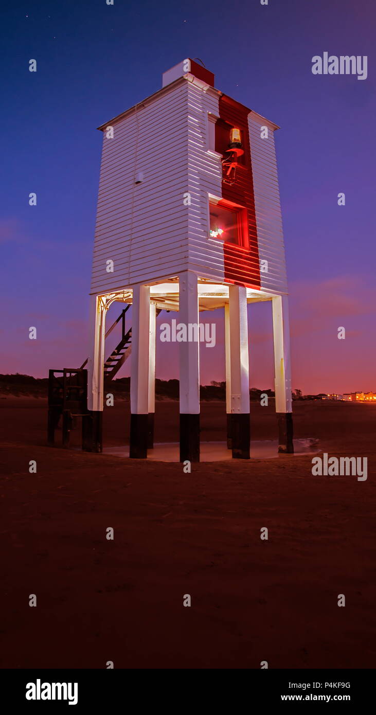 Burnham on sea lighthouse Stock Photo - Alamy