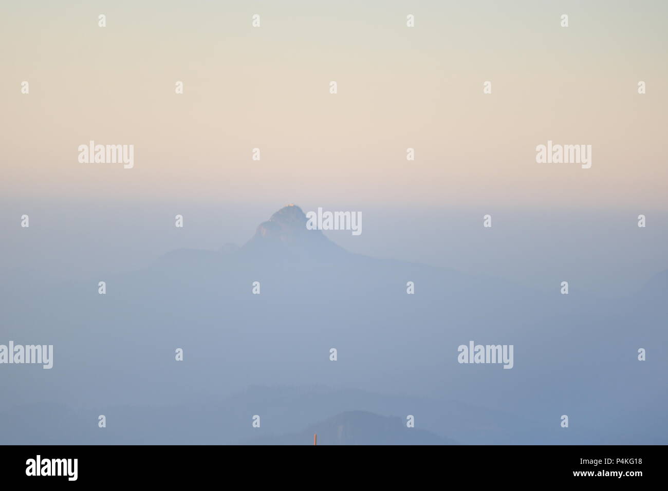 Adam's peak footprint hi-res stock photography and images - Alamy