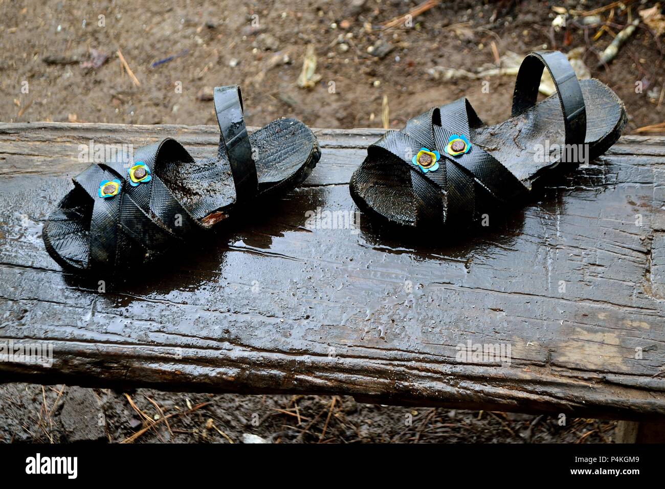 Typical sandal in SAPALACHE " Las Huaringas " - HUANCABAMBA ...