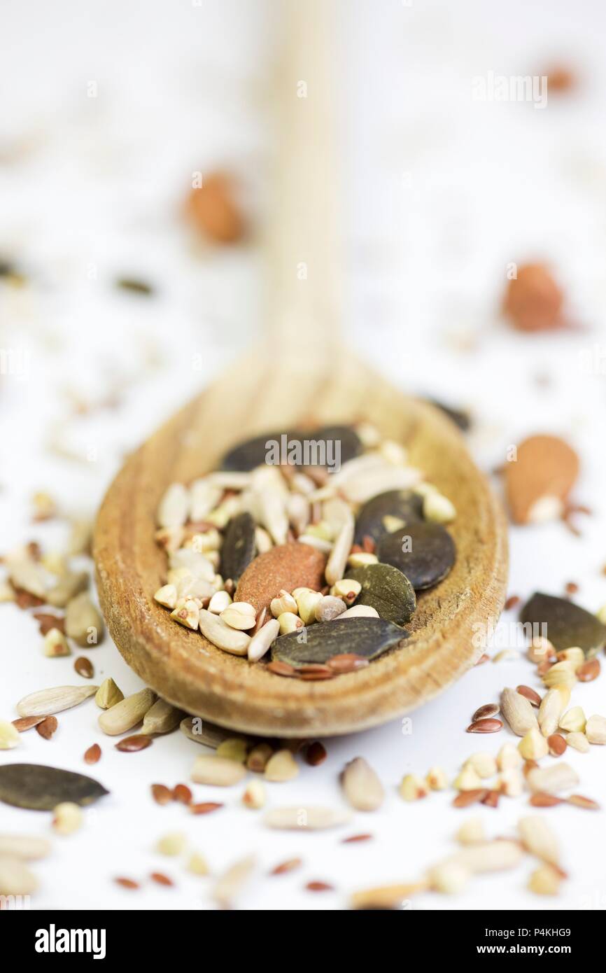 Spoon with corn seeds hi-res stock photography and images - Alamy