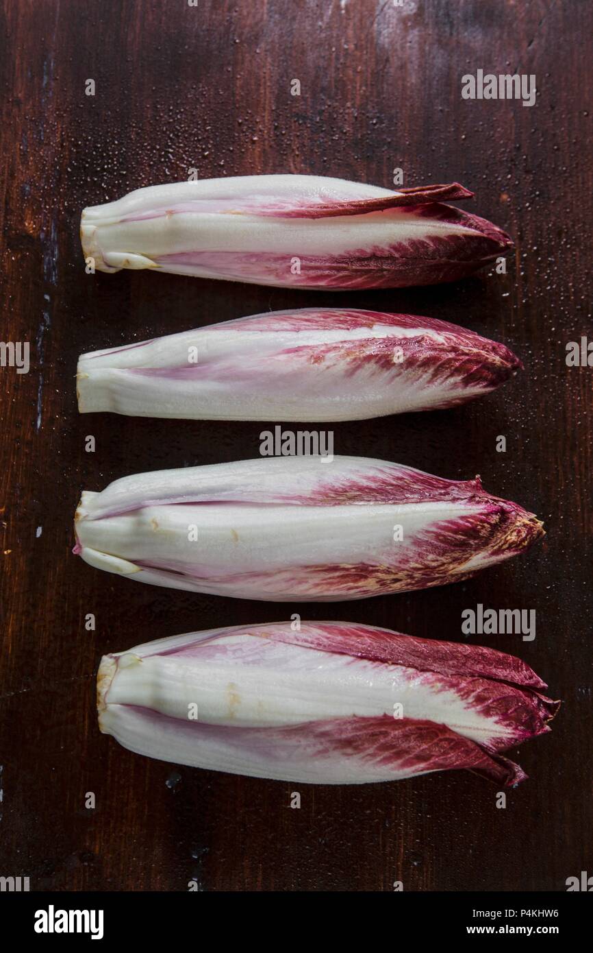Red endive salads hi-res stock photography and images - Alamy