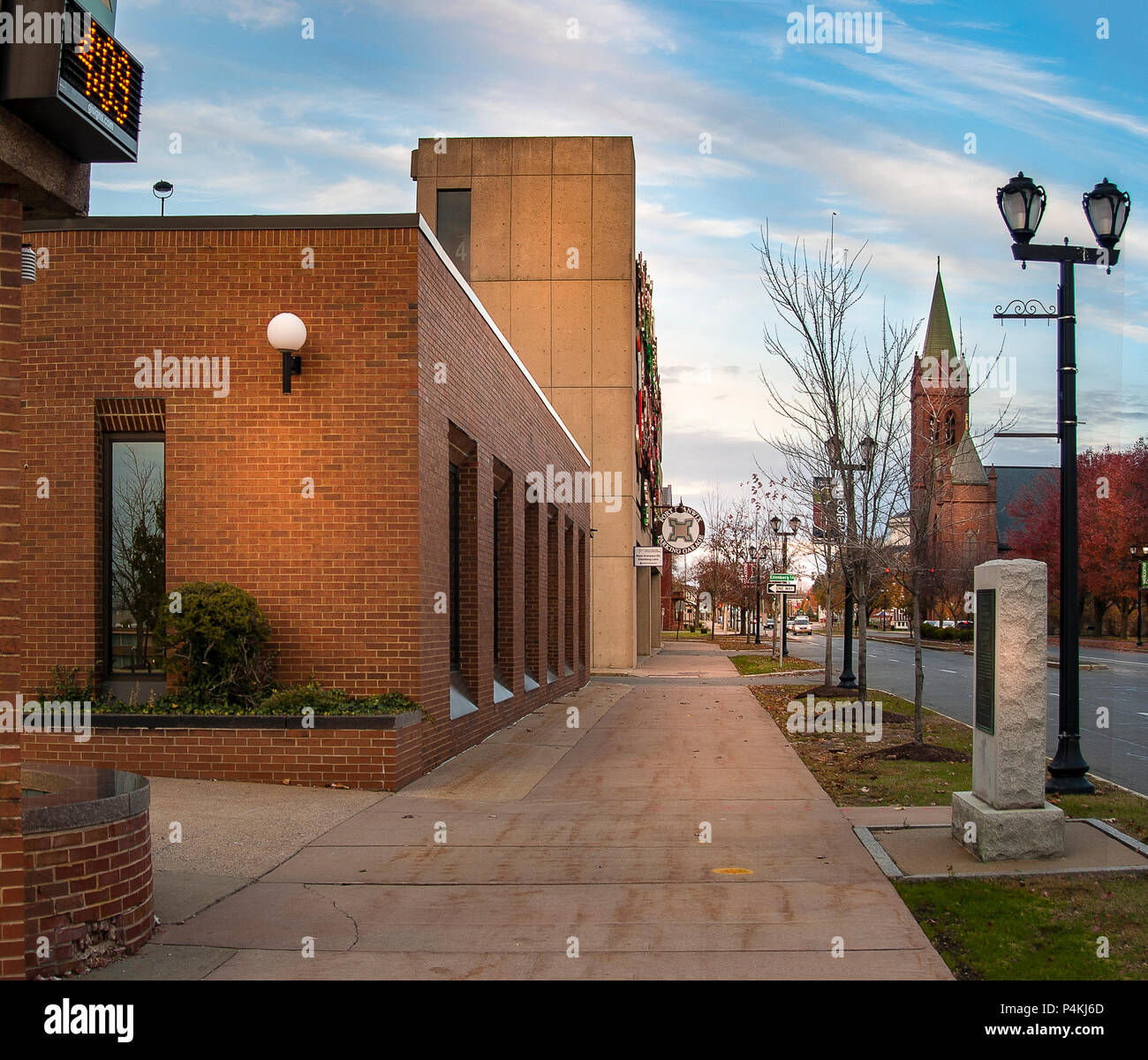 ROME, NY, USA - NOV. 12, 2013: Street View of A Historic Spot Near Fort ...