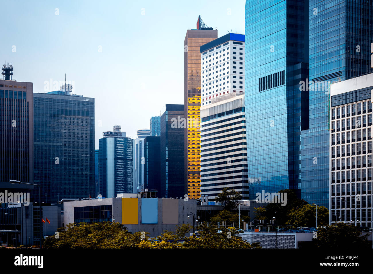 Modern office building detail, glass surface Stock Photo - Alamy