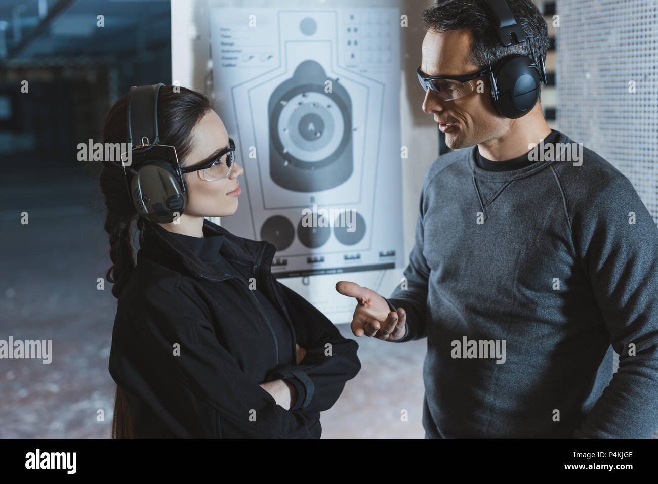 Talking target hi-res stock photography and images - Alamy