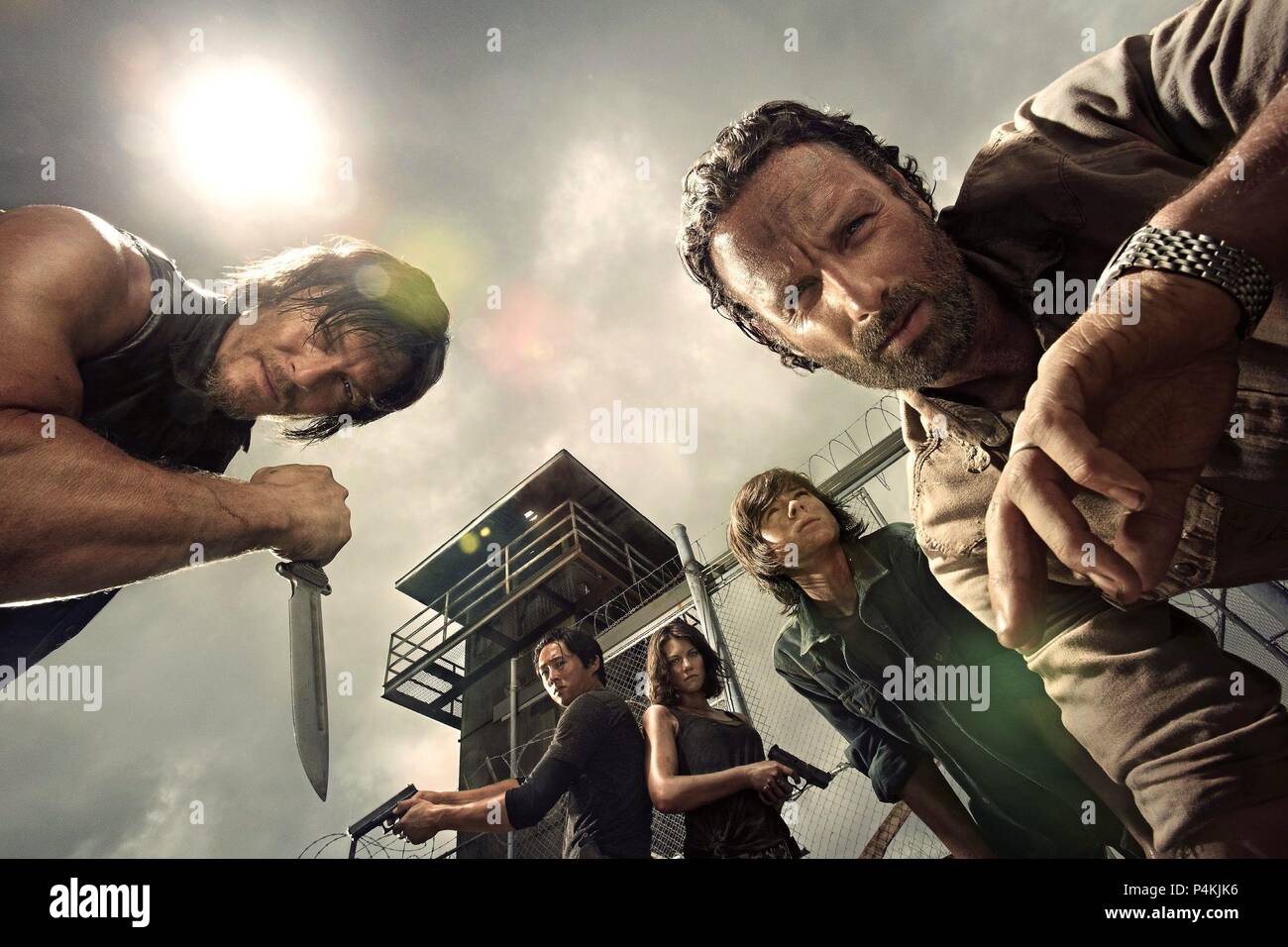 Norman reedus walking dead season 4 hi-res stock photography and images ...