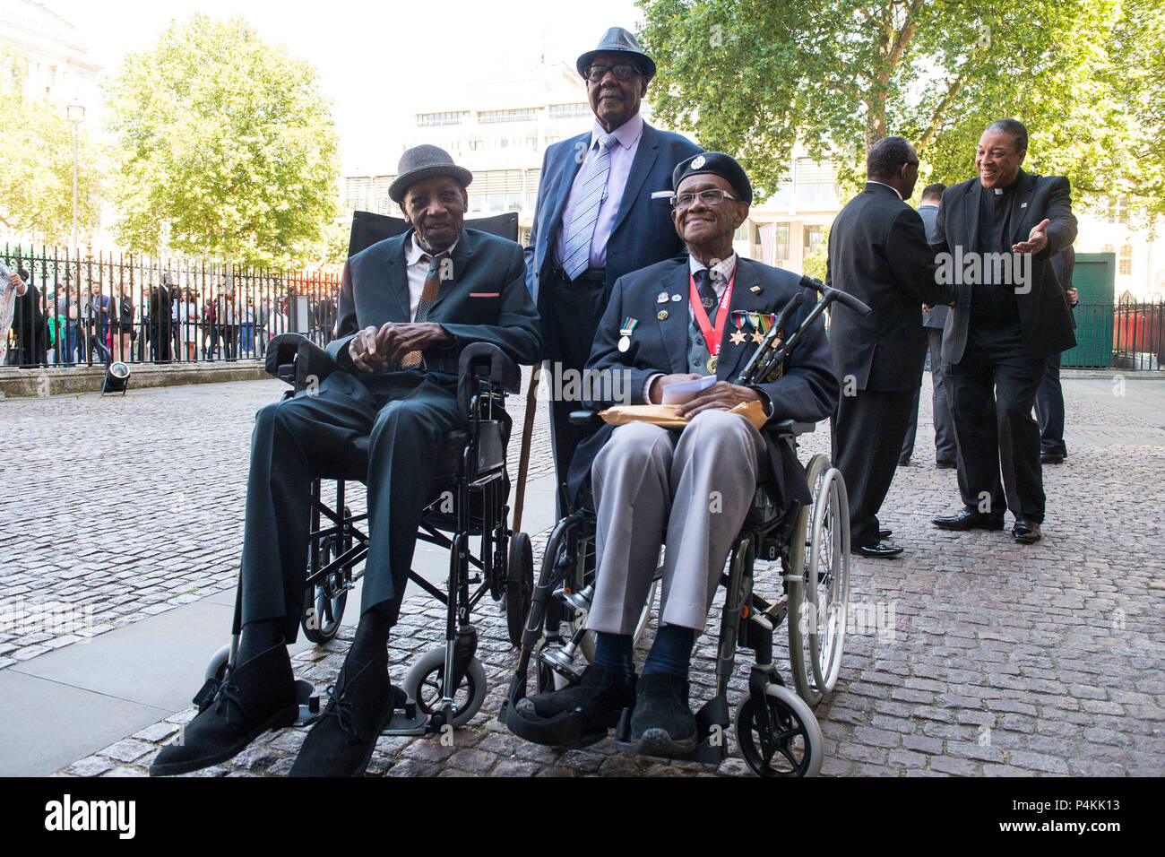 (left to right) Winston Whyte, John Richards and Allan Wilmot at the ...