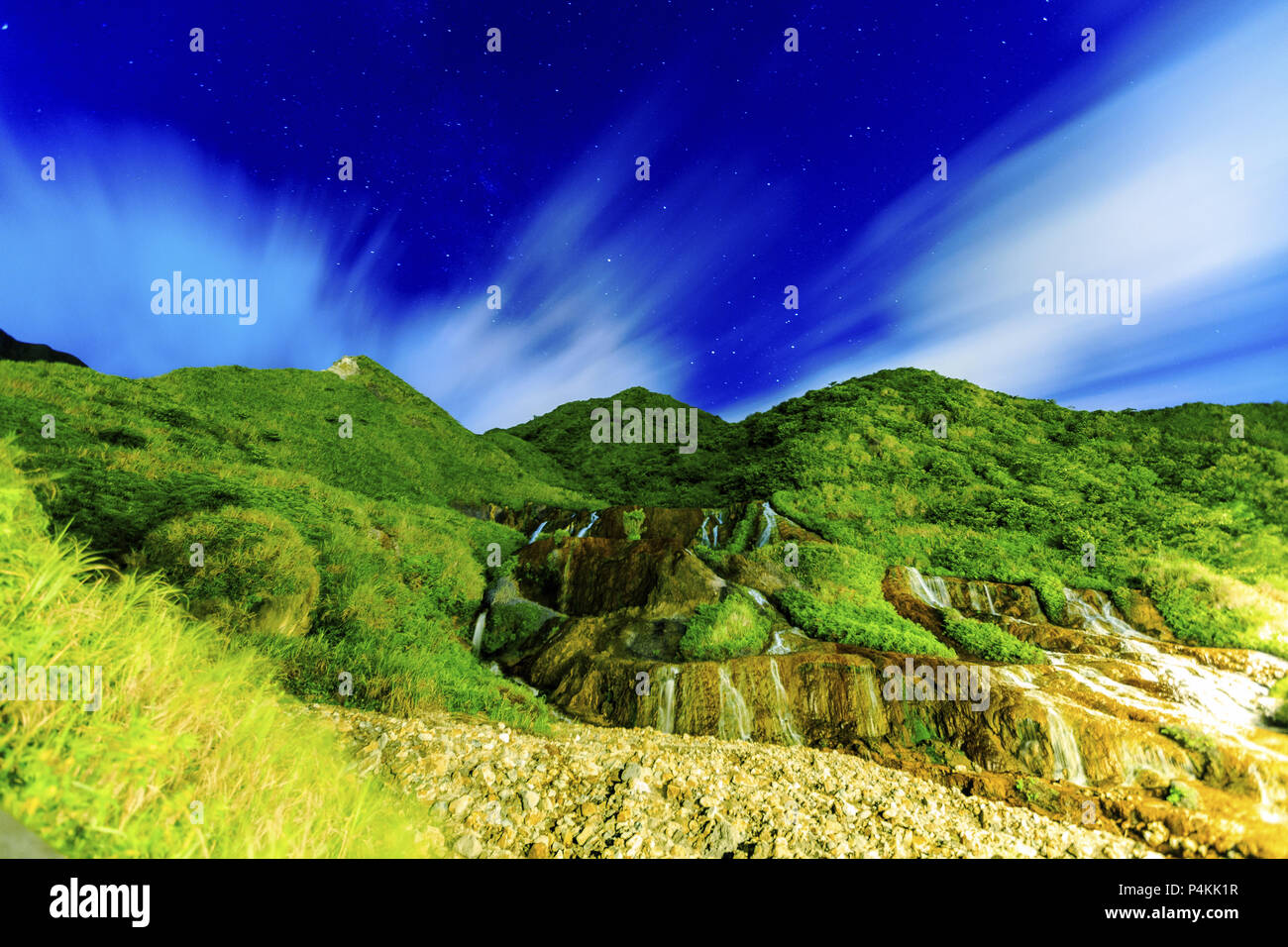 Golden waterfall taiwan hi-res stock photography and images - Alamy