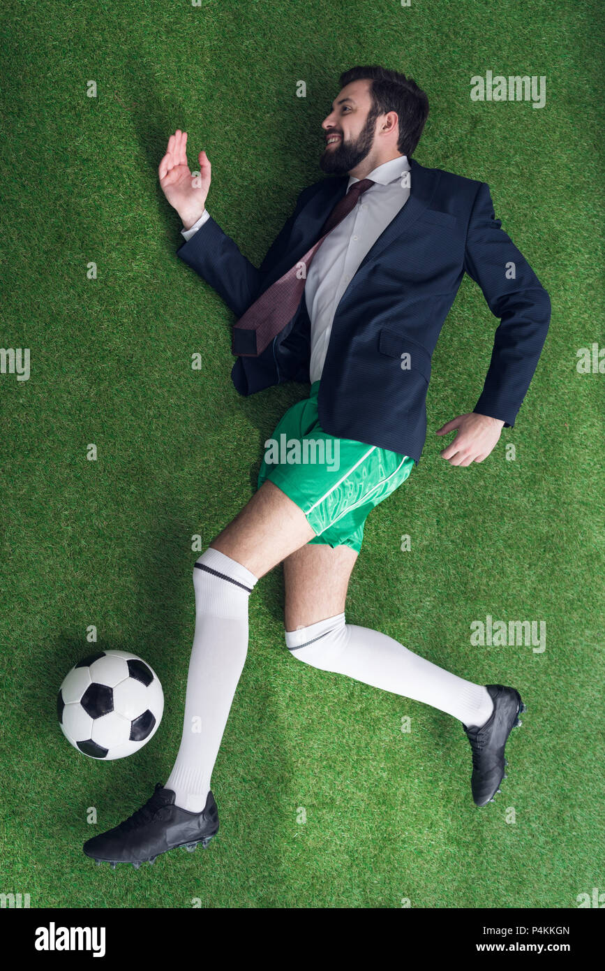Overhead view soccer game hi-res stock photography and images - Alamy