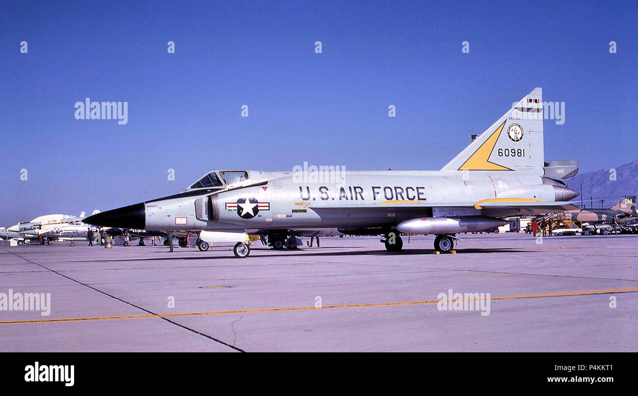 152d Fighter-Interceptor Squadron F-102 Delta Dagger 56-0981 Stock ...