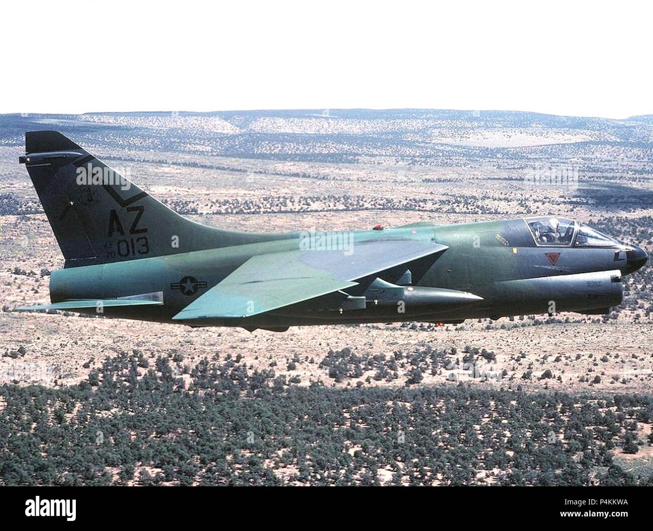 152d Tactical Fighter Squadron A-7D Corsair II 70-1013 Stock Photo - Alamy
