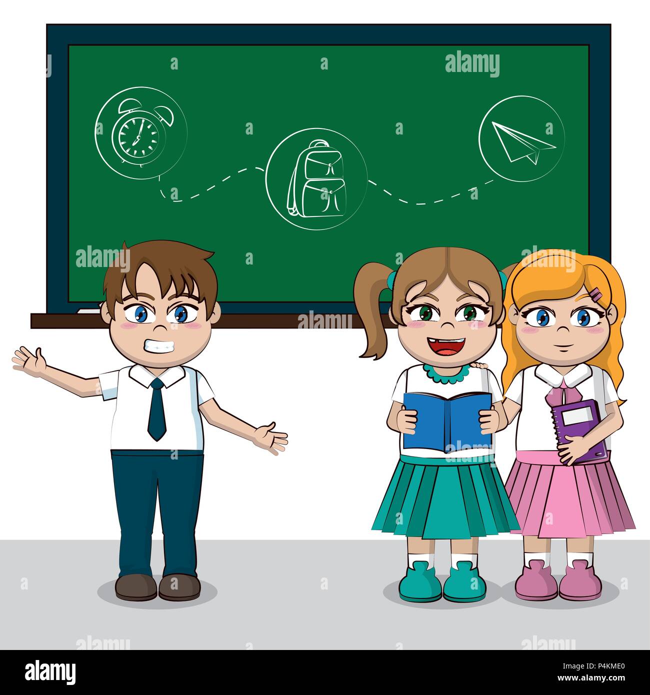 Classroom cartoons Stock Vector Images - Alamy