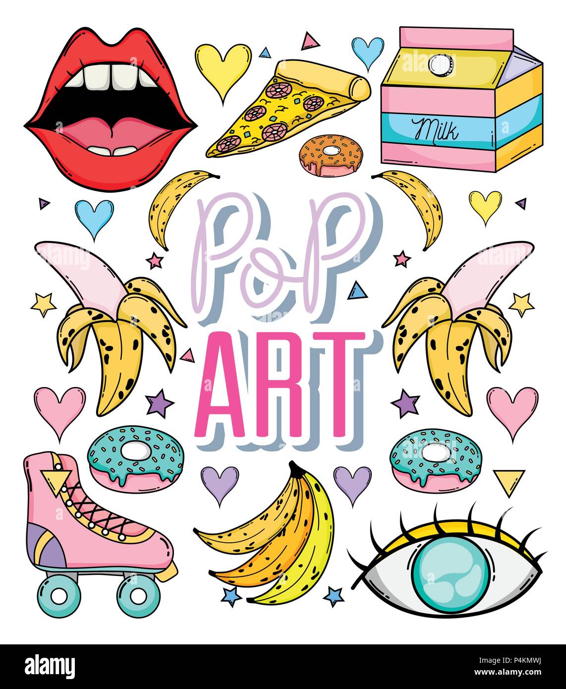 Pop art cartoon Stock Vector Image & Art - Alamy