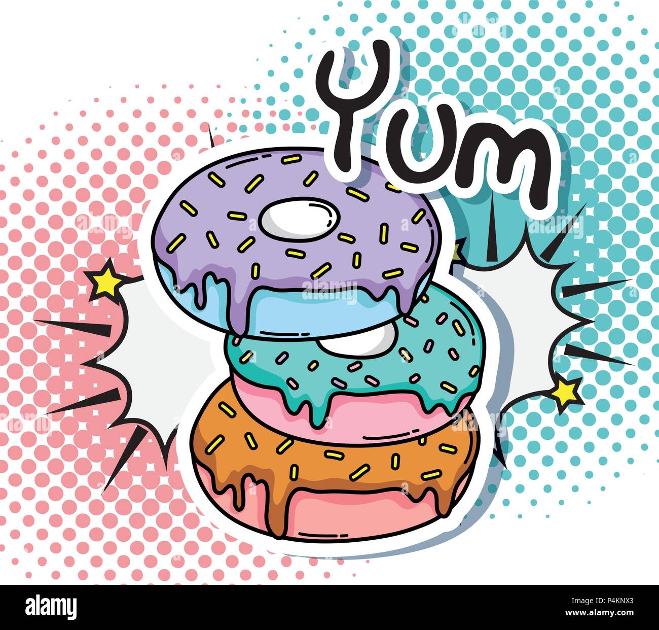 Pop art cartoons Stock Vector Image & Art - Alamy