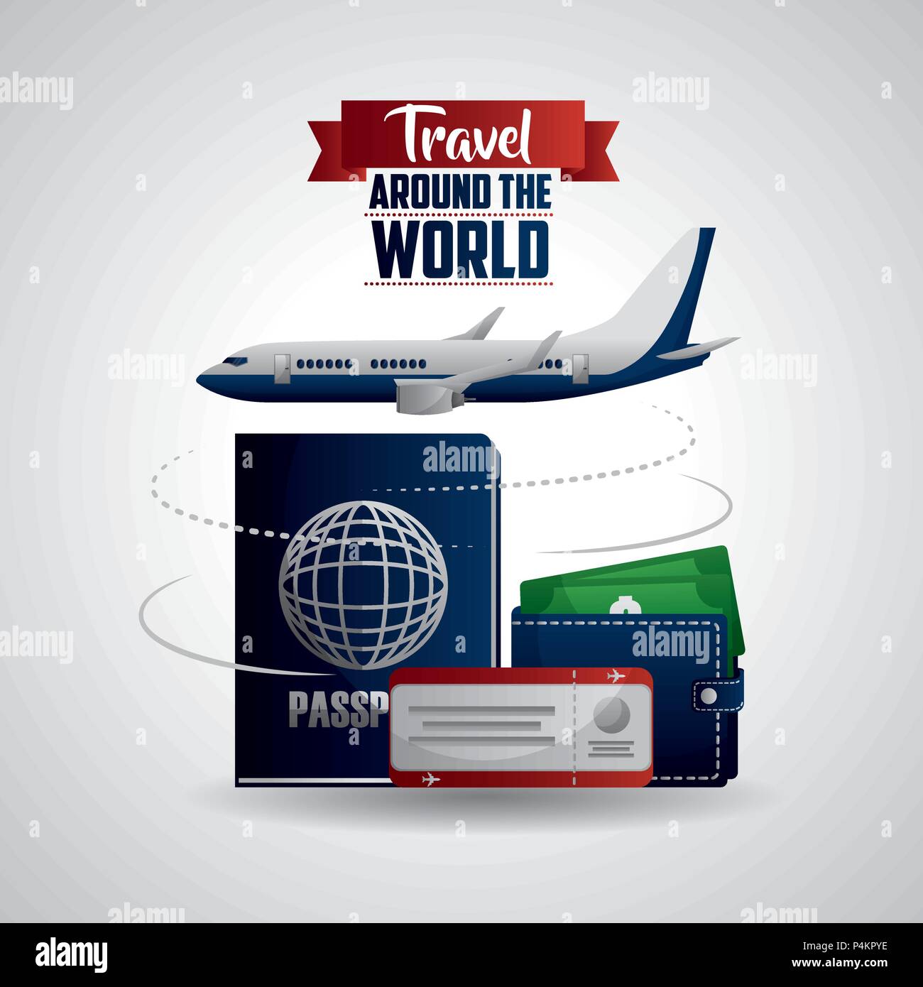 travel around the word Stock Vector Image & Art - Alamy