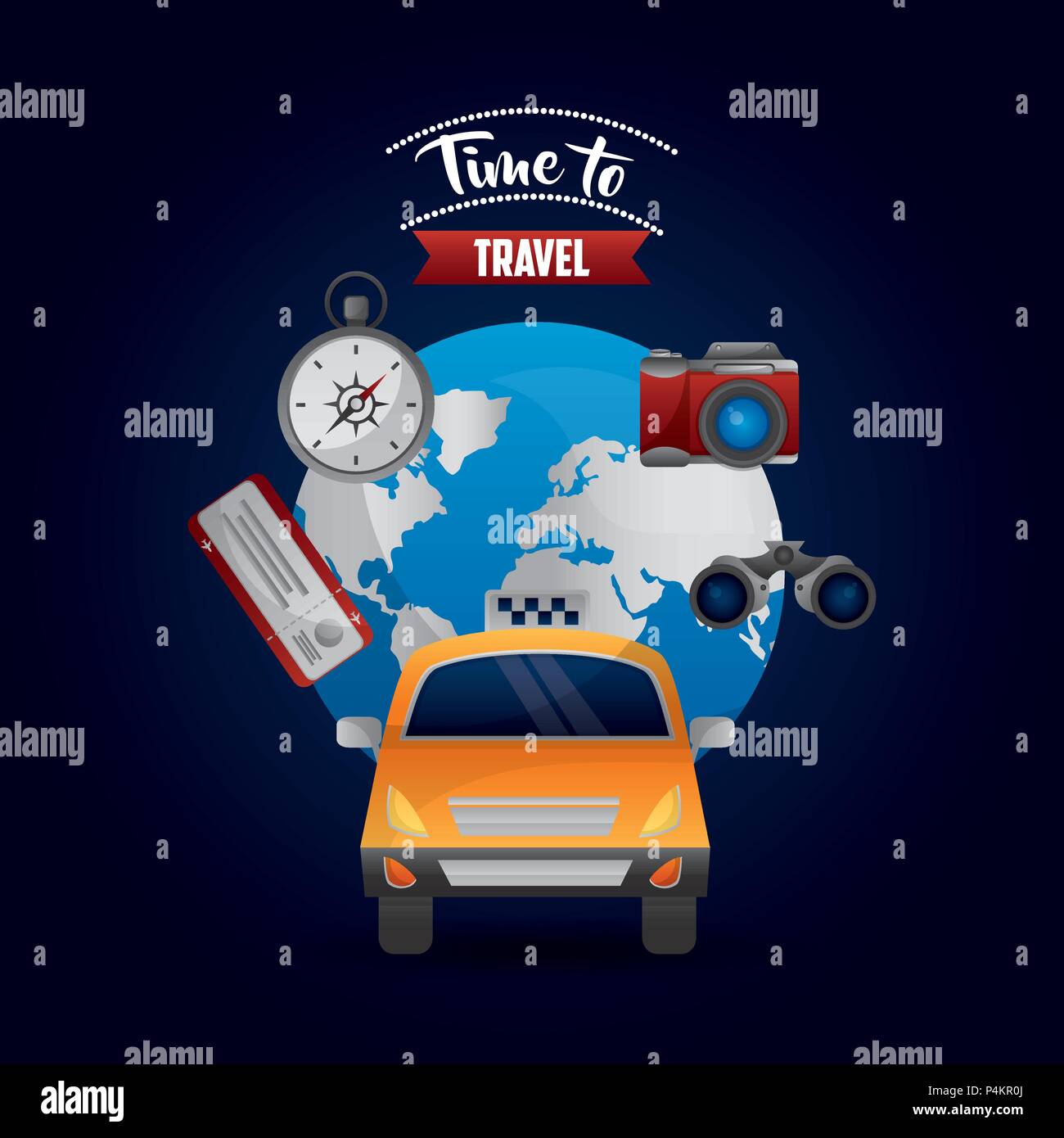 Load luggage car Stock Vector Images - Alamy