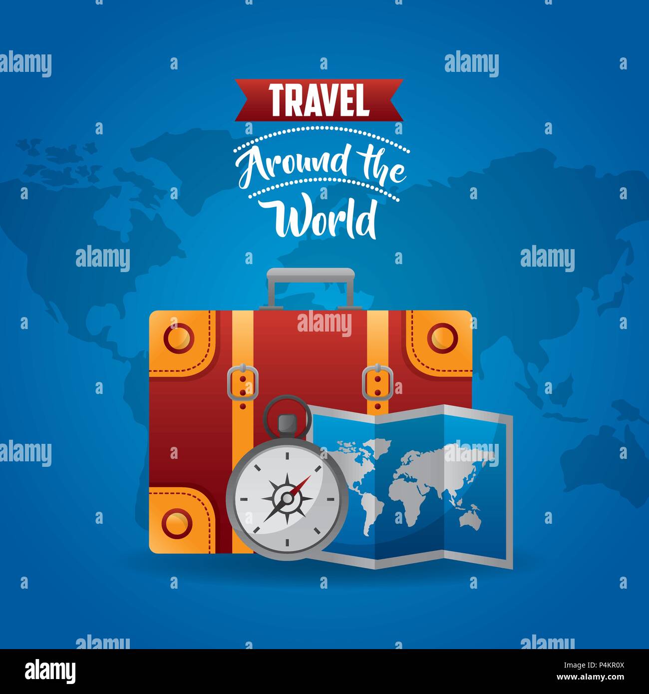 travel around the word Stock Vector Image & Art - Alamy