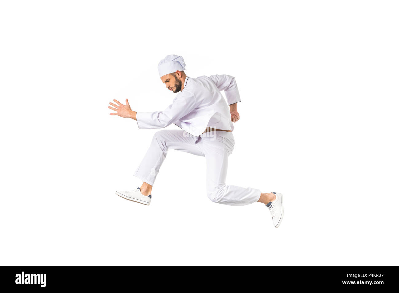 Chef running hi-res stock photography and images - Alamy