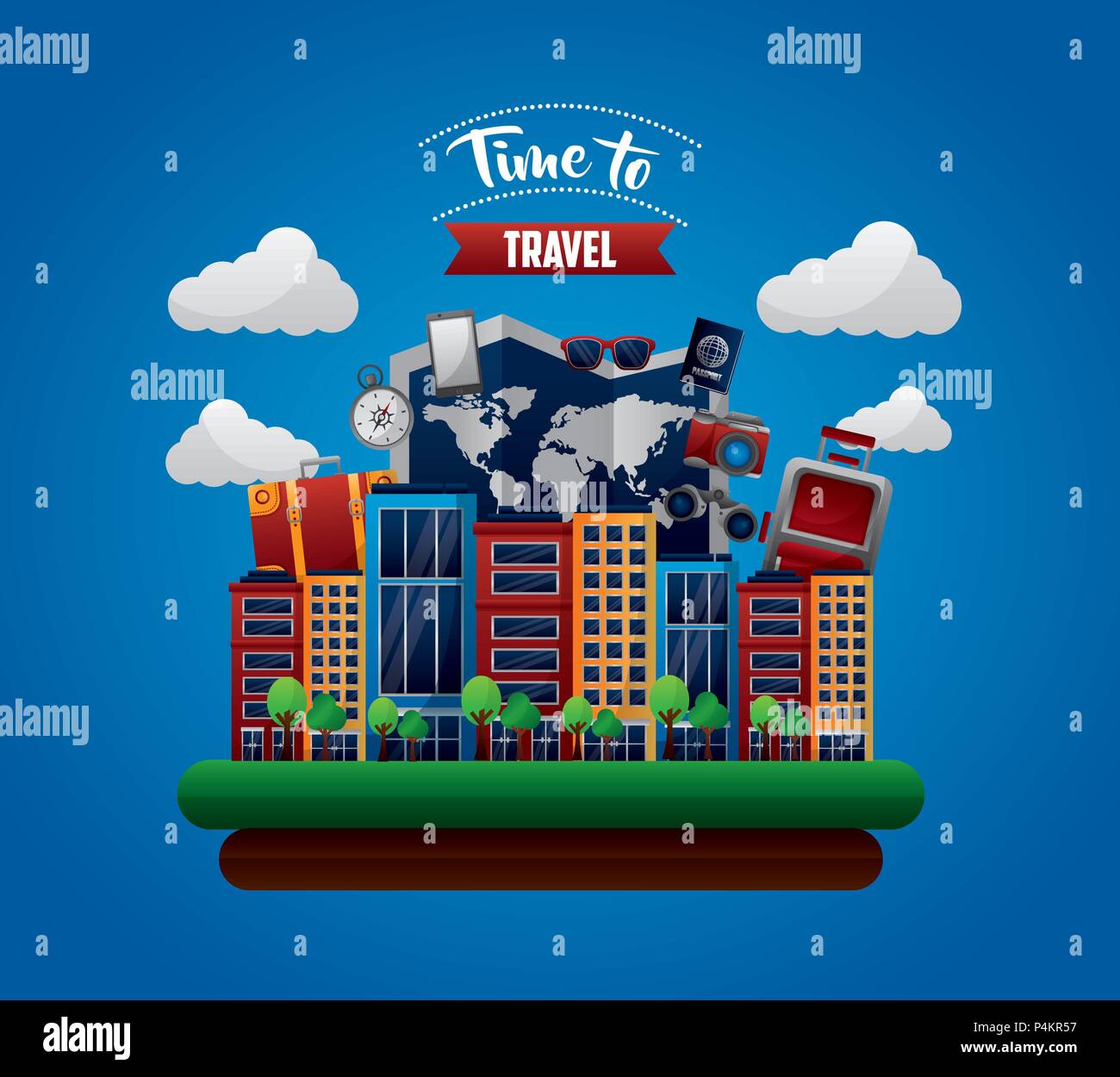 Tourist city guide world Stock Vector Images - Alamy