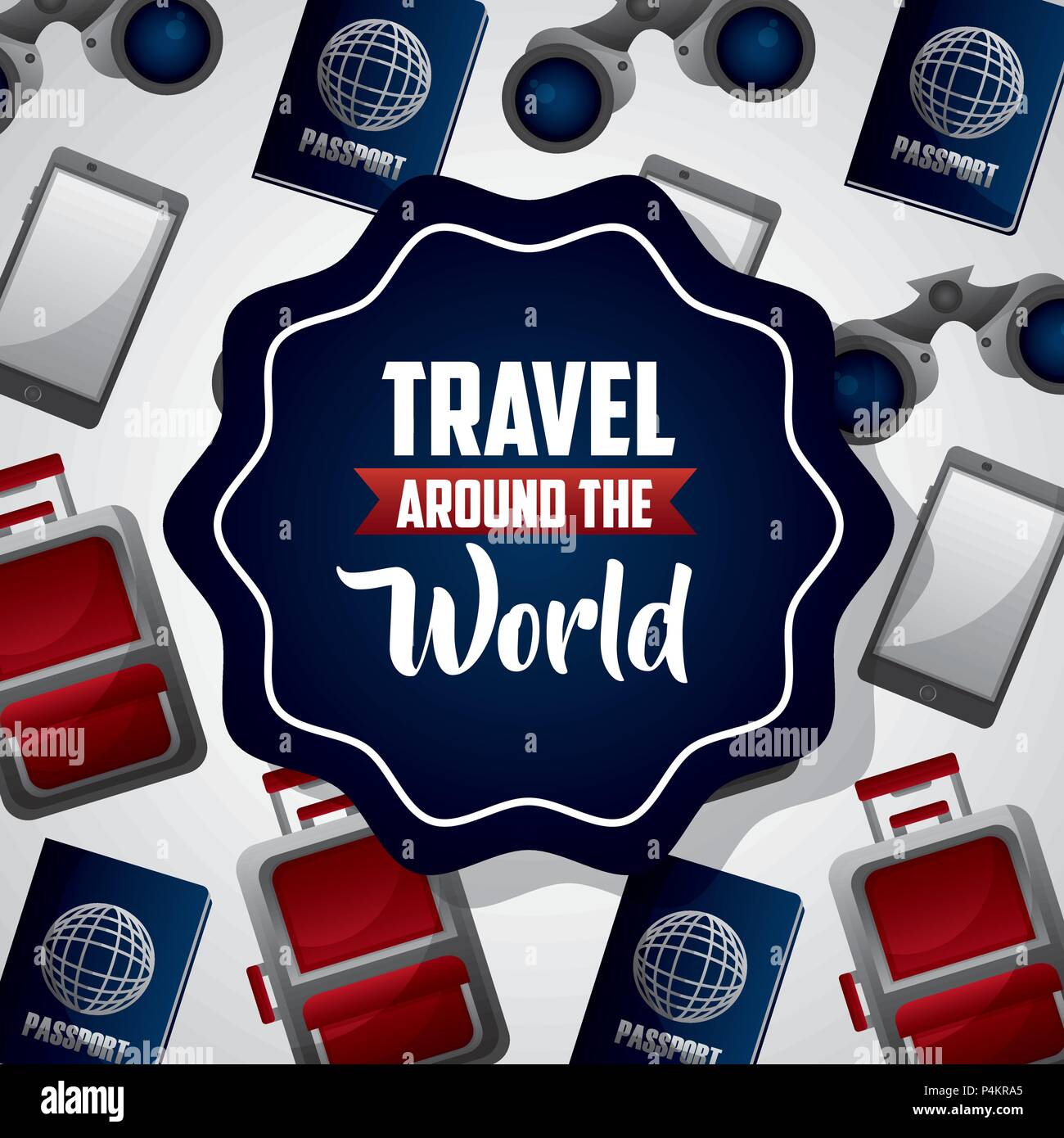travel around the world Stock Vector Image & Art - Alamy