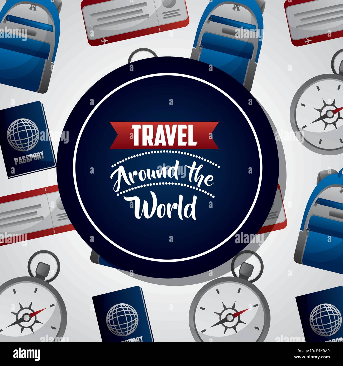 travel around the world Stock Vector Image & Art - Alamy