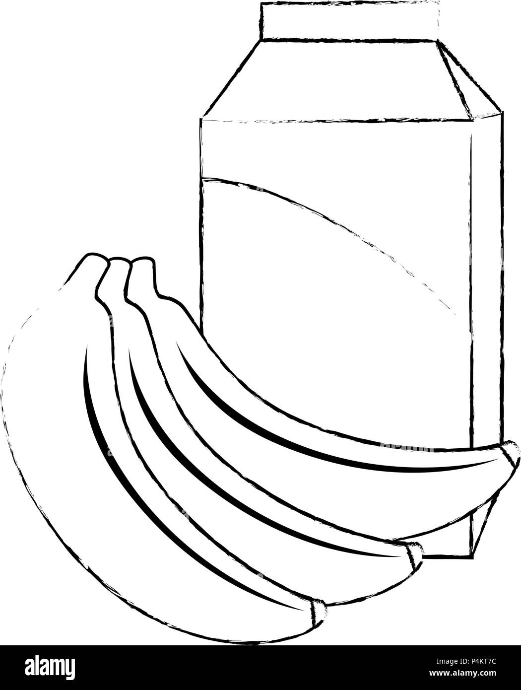 Banana milk drink Black and White Stock Photos & Images - Alamy