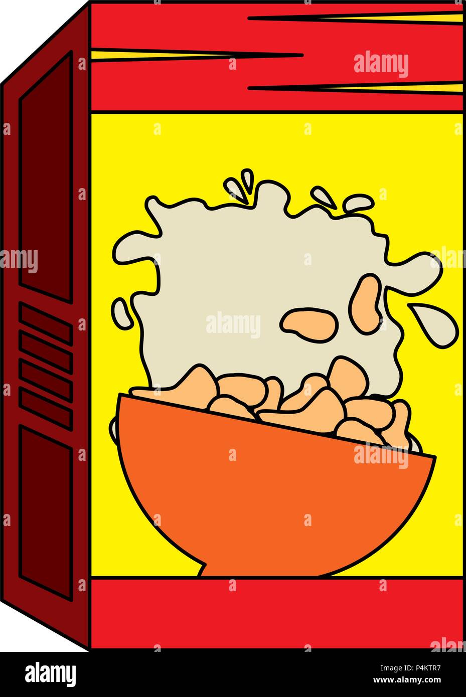 Breakfast Cereal Box Cartoon High Resolution Stock Photography and ...