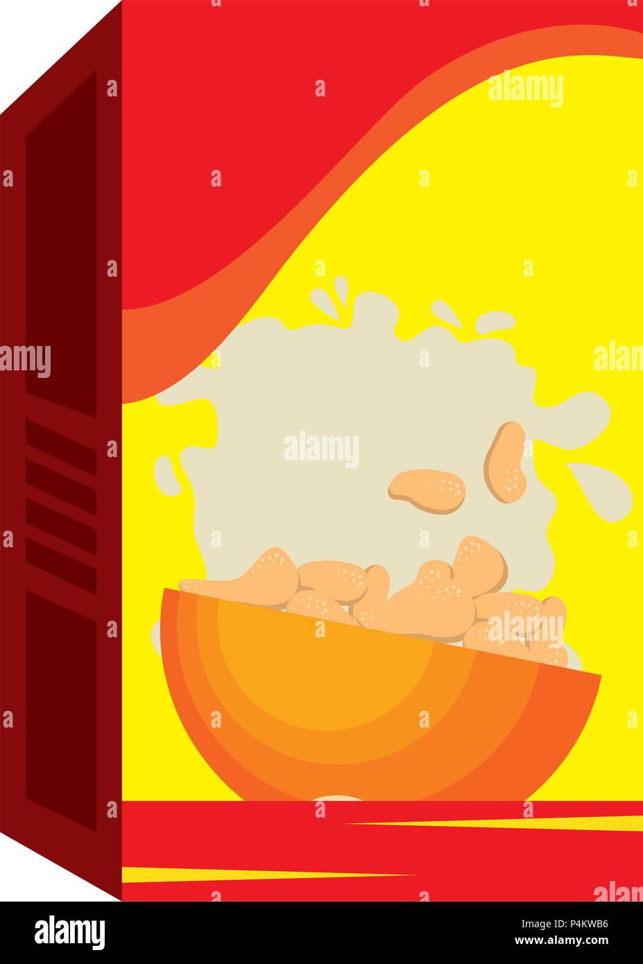 Cereal Box Stock Vector Images Alamy