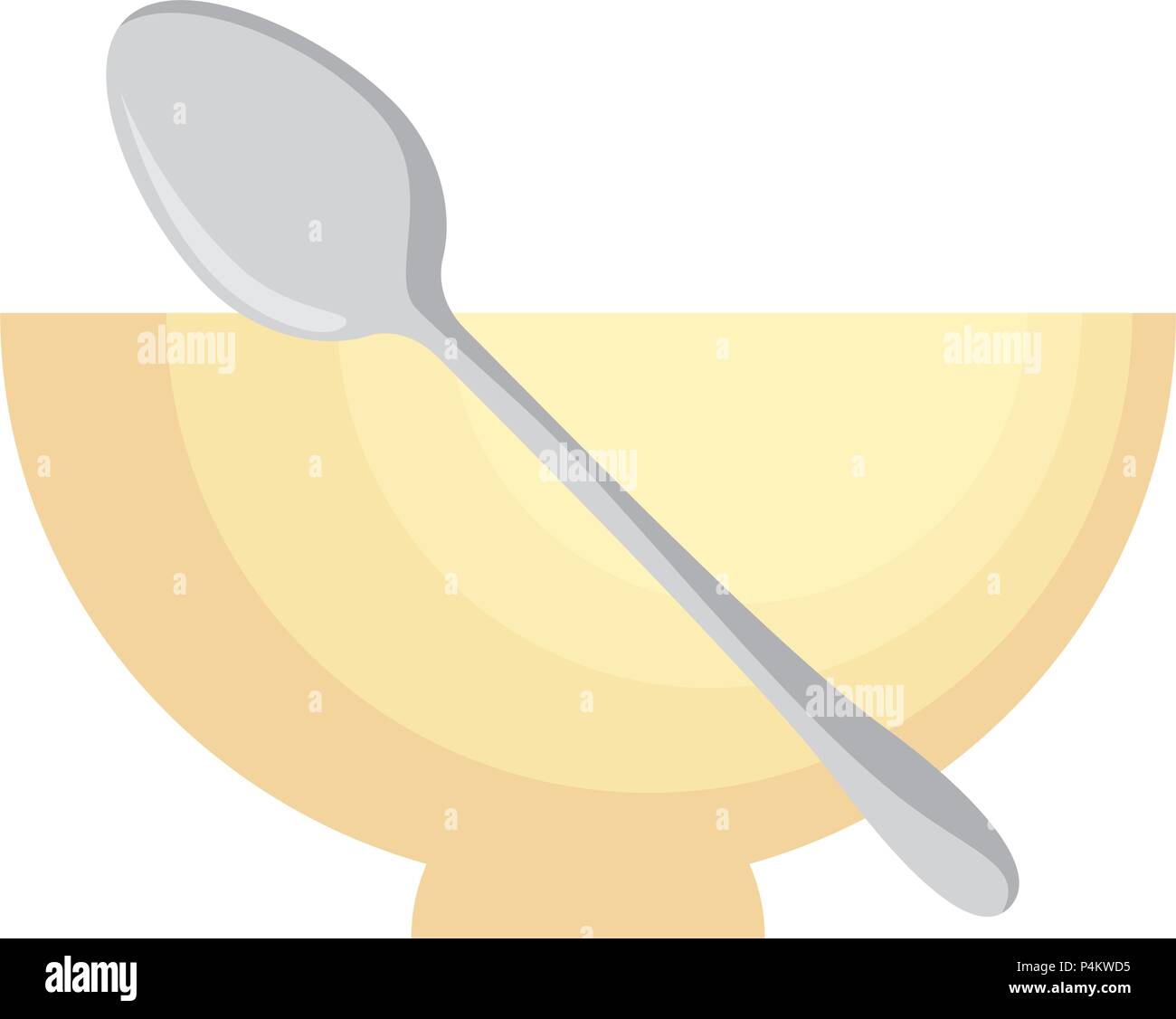dish and spoon icon vector illustration design Stock Vector Image & Art ...